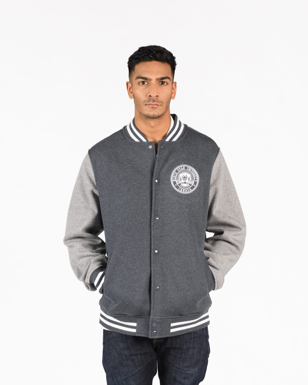 Fleece Letterman Jacket